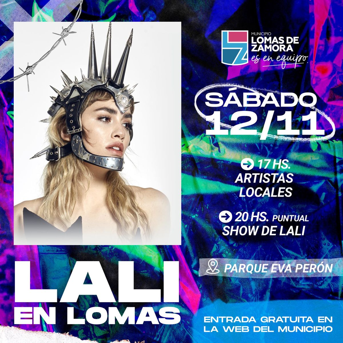 Ya se agotaron las entradas para el show gratuito de Lali en Lomas