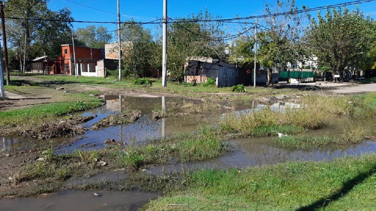 La esquina de Glew que se convirtió en una laguna