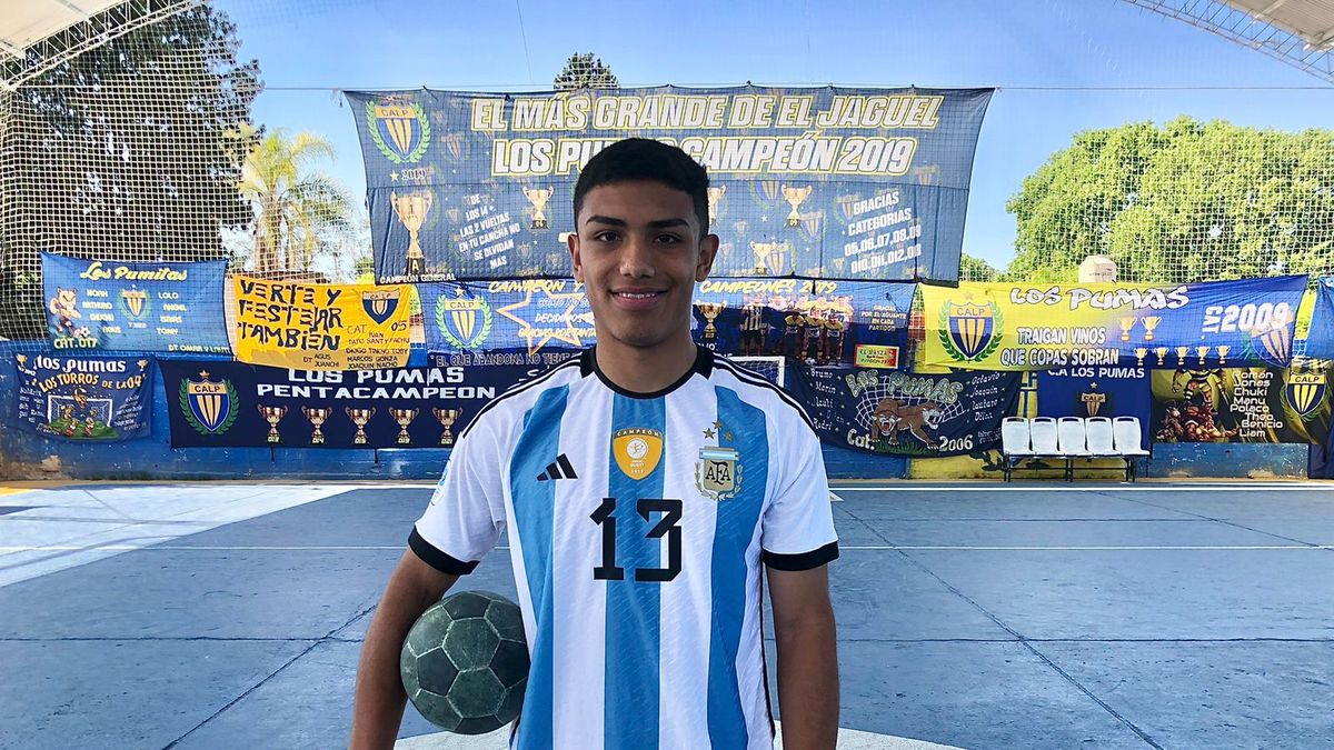 Octavio Ontivero es de El Jagüel y jugará el Mundial Sub 17 con la ...