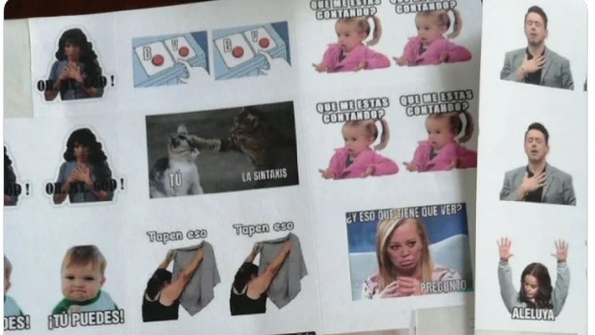 Una profesora se vuelve viral por usar memes y stickers para calificar ...