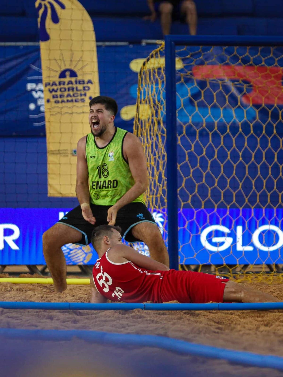 Argentina se subió al podio en el Global Tour de handball de playa ...
