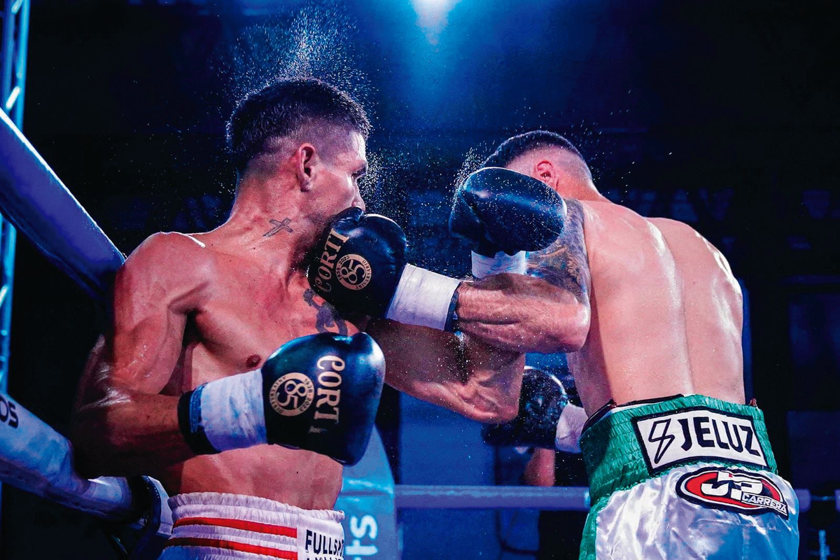 Cinturón en casa: el boxeador de Ezeiza Alan Dutra se consagró campeón ...