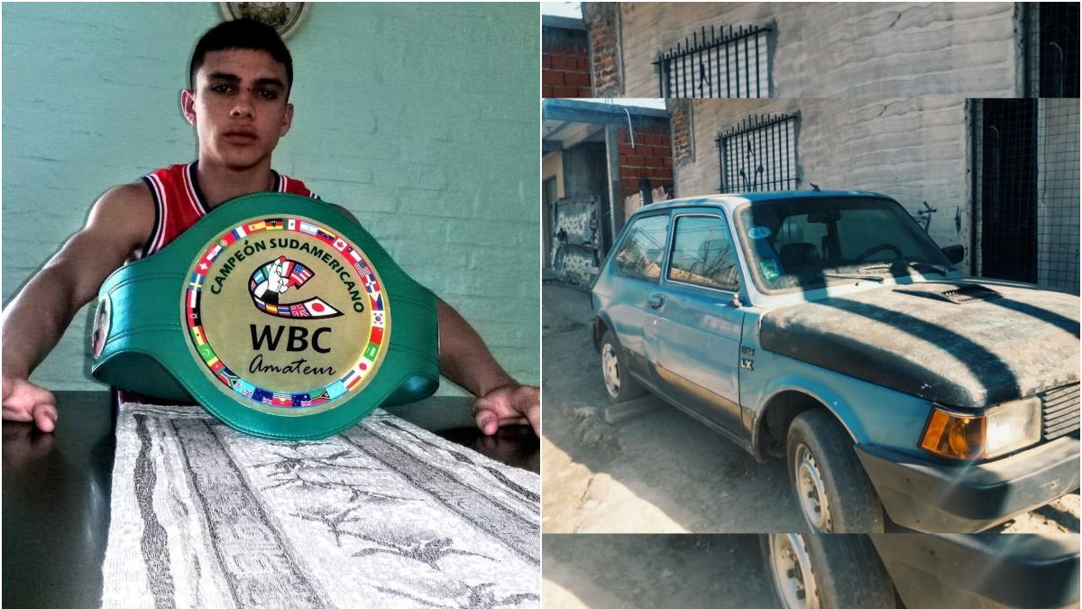 La historia del joven boxeador de Lomas que rifa su auto para viajar a ...