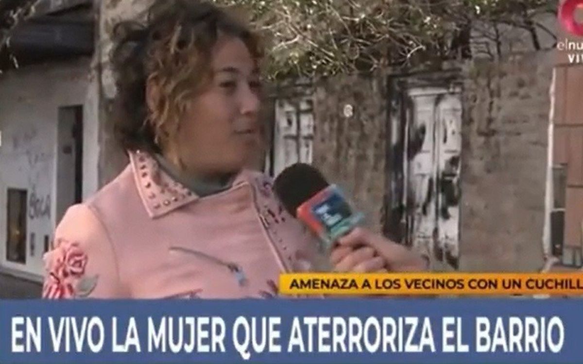 Habló la vecina de Lanús que amenazaba con un cuchillo a niños: No ...