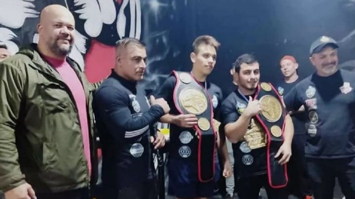 Alejandro Korn: dos vecinos salieron campeones de pulseadas