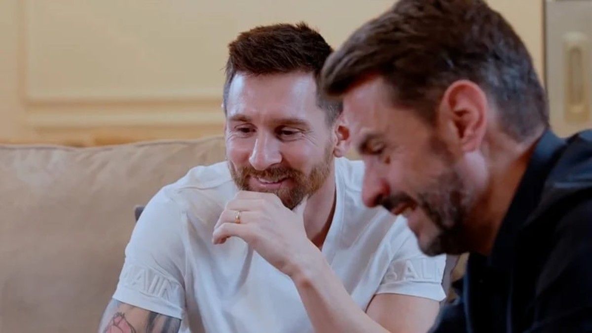 La emoción de Pablo Giralt al entrevistar a Messi que se hizo viral