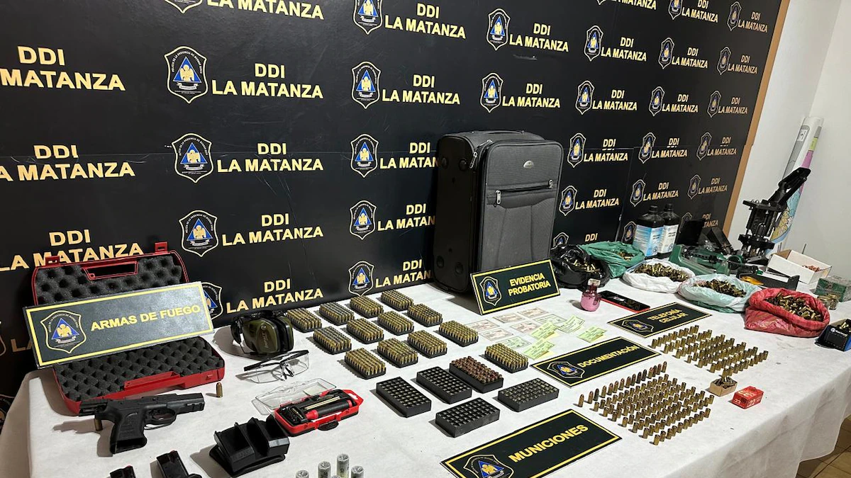 Descubrieron una red de tráfico ilegal de municiones en La Matanza