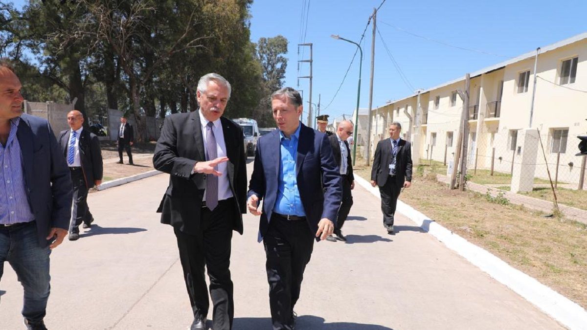 Alberto Fernández y Fernando Gray inauguraron viviendas en Monte Grande