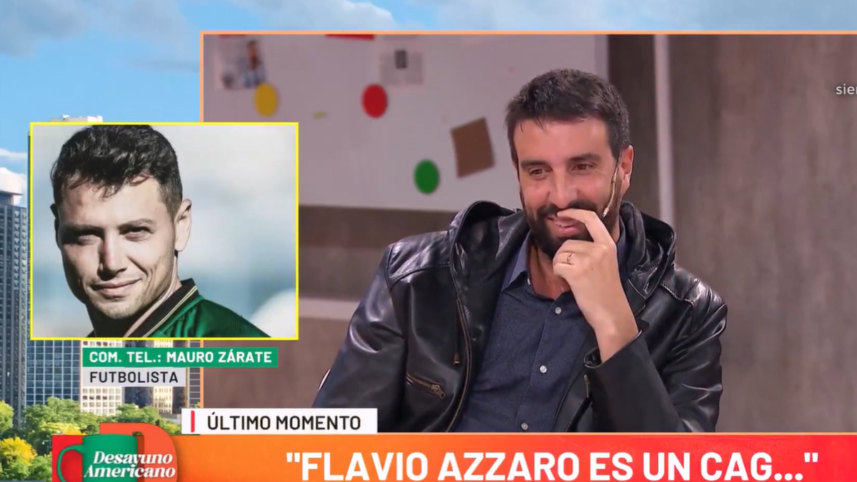 Mauro Zárate llamó en vivo para pelearse con Flavio Azzaro: Sos un ...