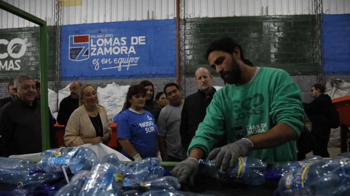 Inauguran planta de reciclaje en Lomas de Zamora
