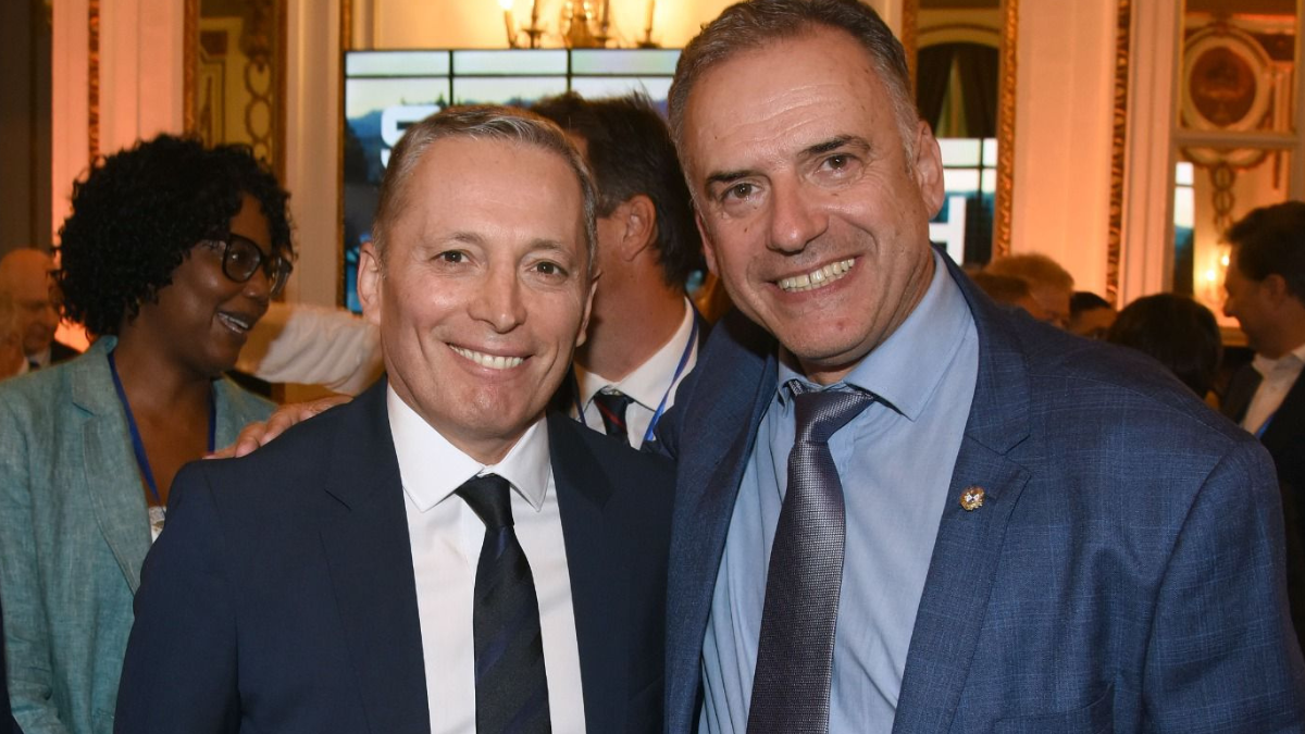 Fernando Gray se reunió con el presidente de Uruguay, Yamandú Orsi